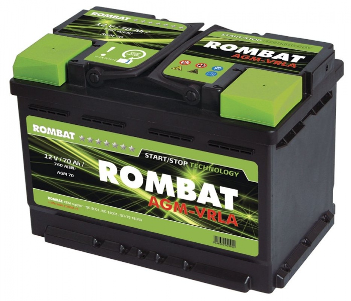 AGM 12V - 92 Ah Baterie auto Rombat - Auto100.ro